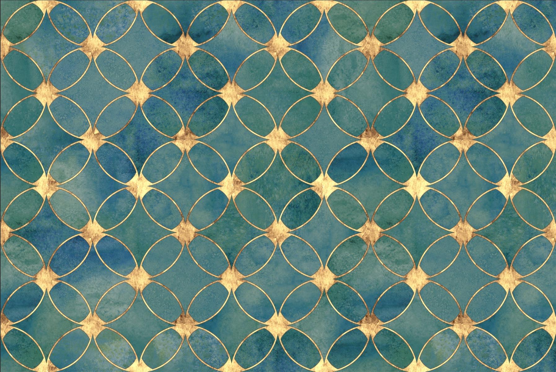 Buy OHG Teal Gold Twinkle HL Wall Tiles Online | Orientbell Tiles