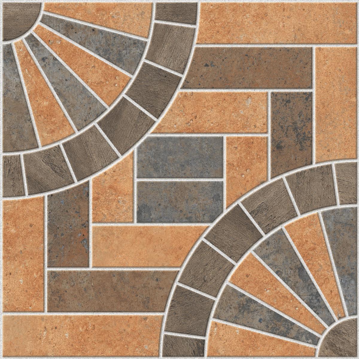 Buy OPV Geometric Stone Multi Floor Tiles Online | Orientbell Tiles