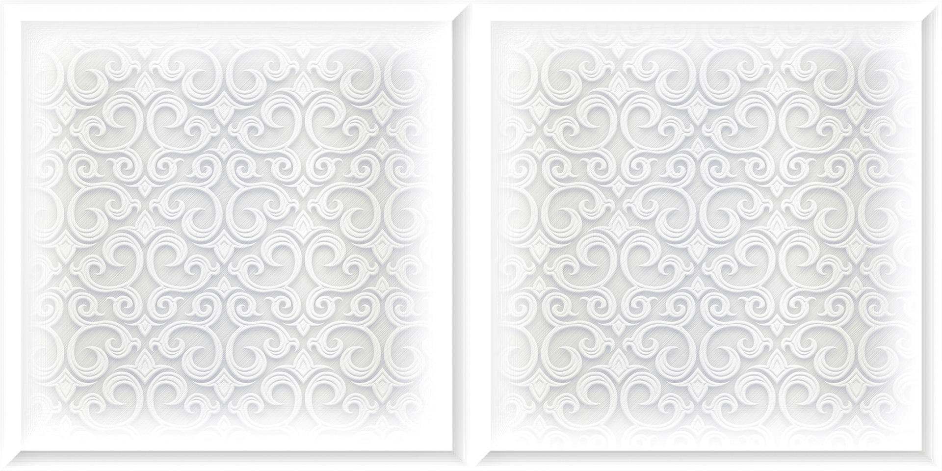 Buy SBG Frame Damask Grey Wall Tiles Online | Orientbell Tiles