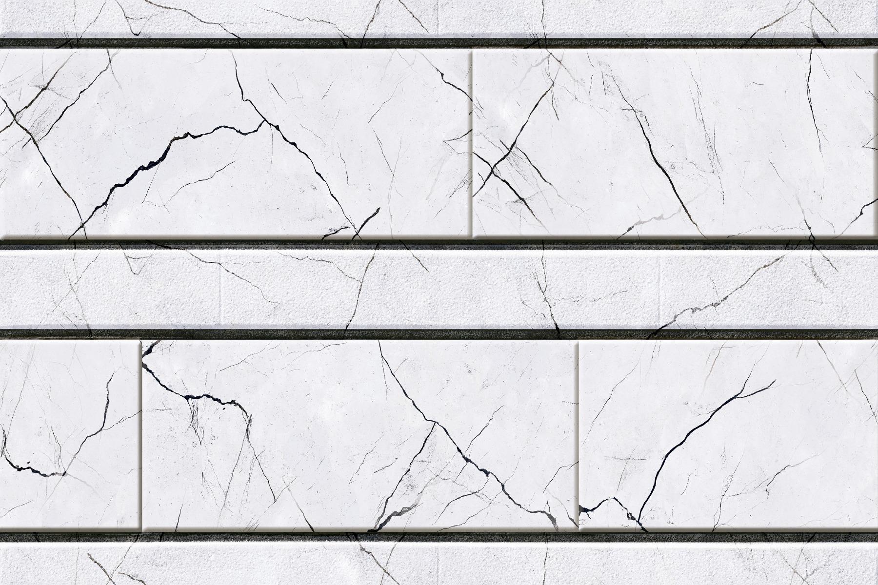 Buy SEG Strips Marble White Wall Tiles Online | Orientbell Tiles