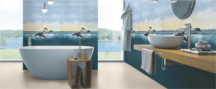 10 Nautical Coastal Beach Bathroom Tile Ideas